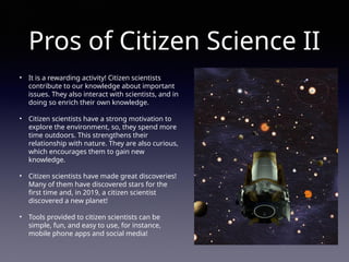 Citizen Science and Science communication | PPTX