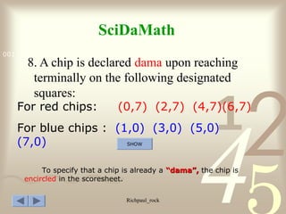 Scidamaths manual finals | PPT