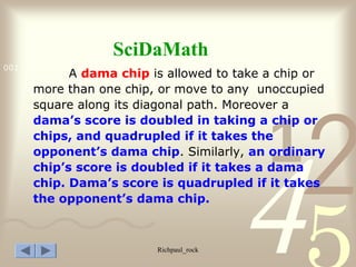 Scidamaths manual finals | PPT