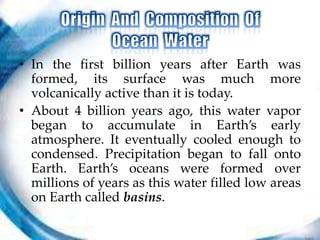ocean water | PPTX