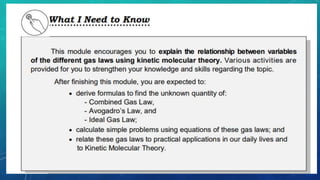 SCIENCE 10 Quarter 4-Module 2 (Gas laws) | PPTX