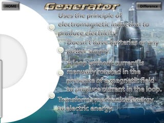 physics: generators and motors | PPTX