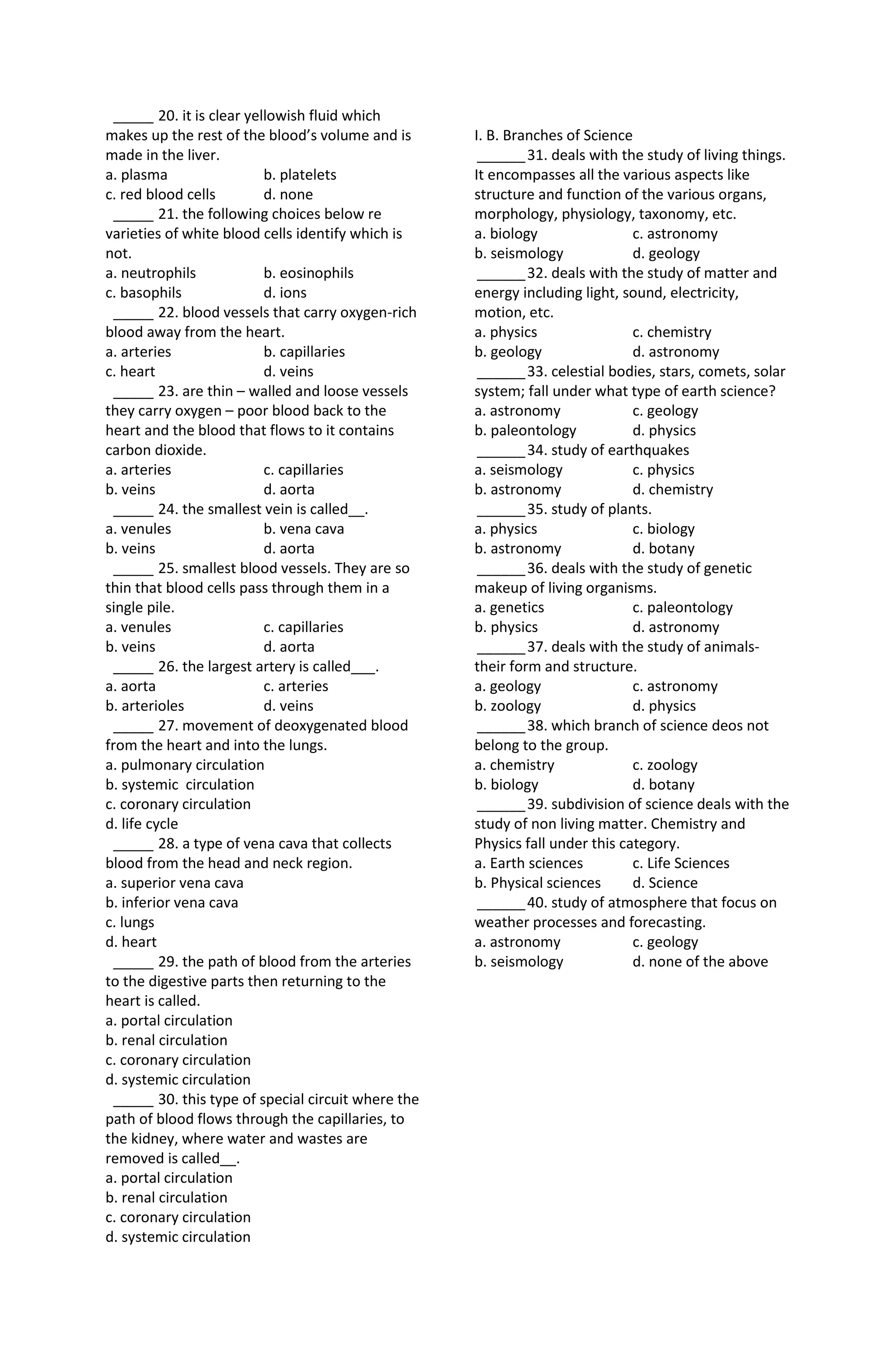 Science 6 (1st monthly) | DOCX