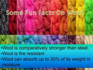 wool from fibre to fabric | PPTX
