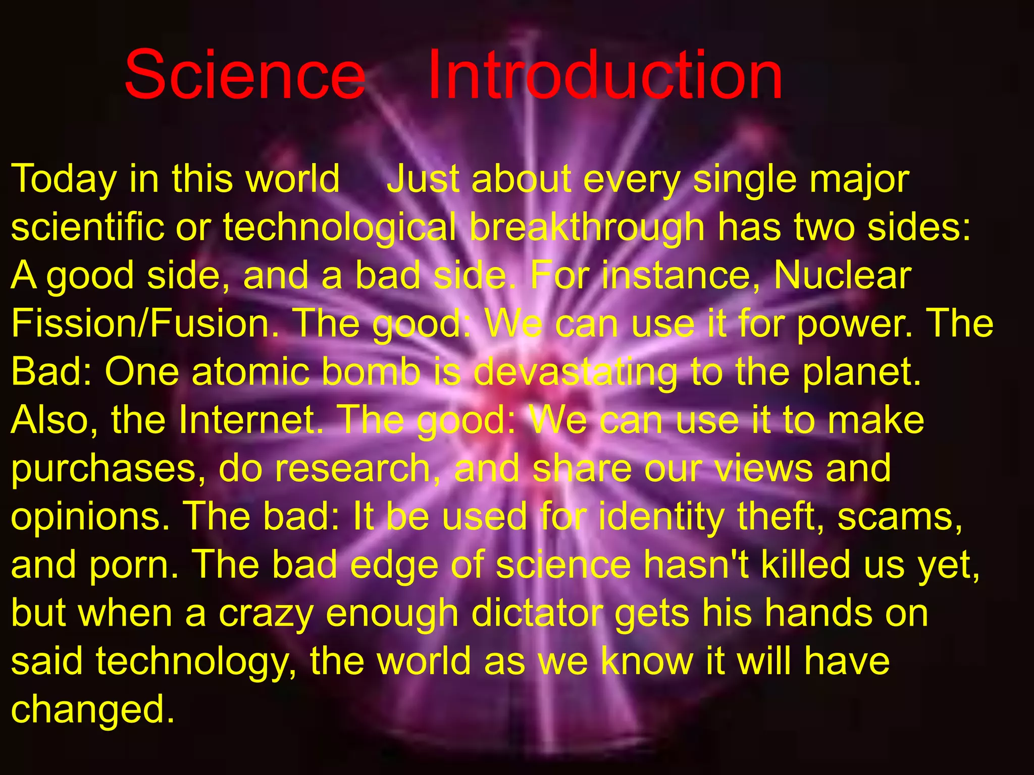 Science & technology | PPT