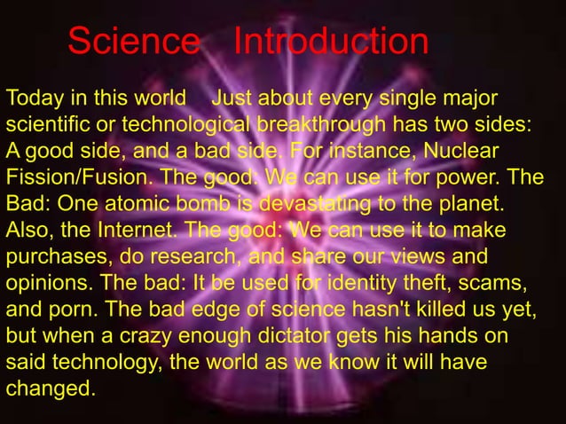 Science & technology | PPT
