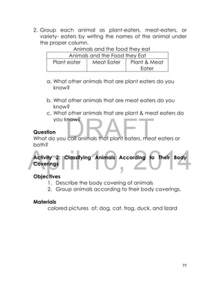K TO 12 GRADE 3 LEARNER’S MATERIAL IN SCIENCE | PDF