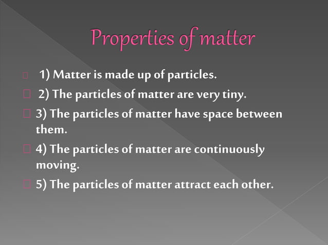 Presentation Matter In Our Surroundings | PPTX | Chemistry | Science
