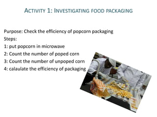 Food Packaging, Smart Fast food packaging, IDM8 | PPTX