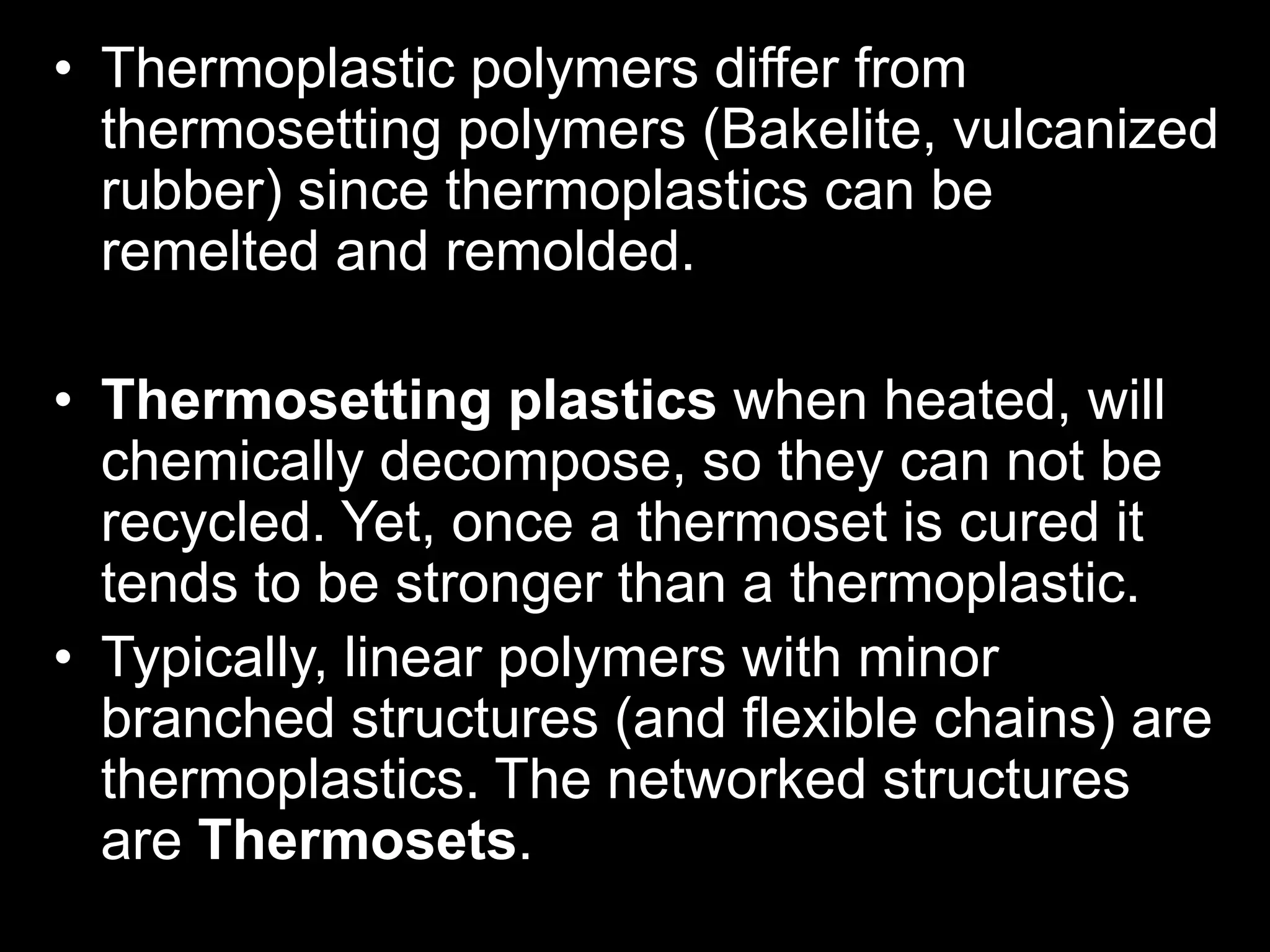 POLYMERS : PLASTICS AND THERMOPLASTICS | PPTX