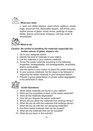 K TO 12 GRADE 4 LEARNER’S MATERIAL IN SCIENCE (Q1-Q4) | PDF