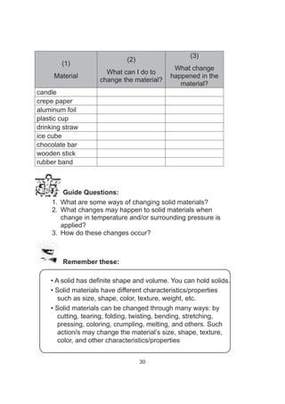 K TO 12 GRADE 4 LEARNER’S MATERIAL IN SCIENCE (Q1-Q4) | PDF