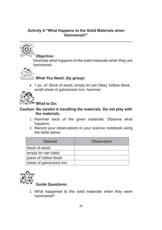 K TO 12 GRADE 4 LEARNER’S MATERIAL IN SCIENCE (Q1-Q4) | PDF