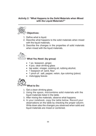 K TO 12 GRADE 4 LEARNER’S MATERIAL IN SCIENCE (Q1-Q4) | PDF