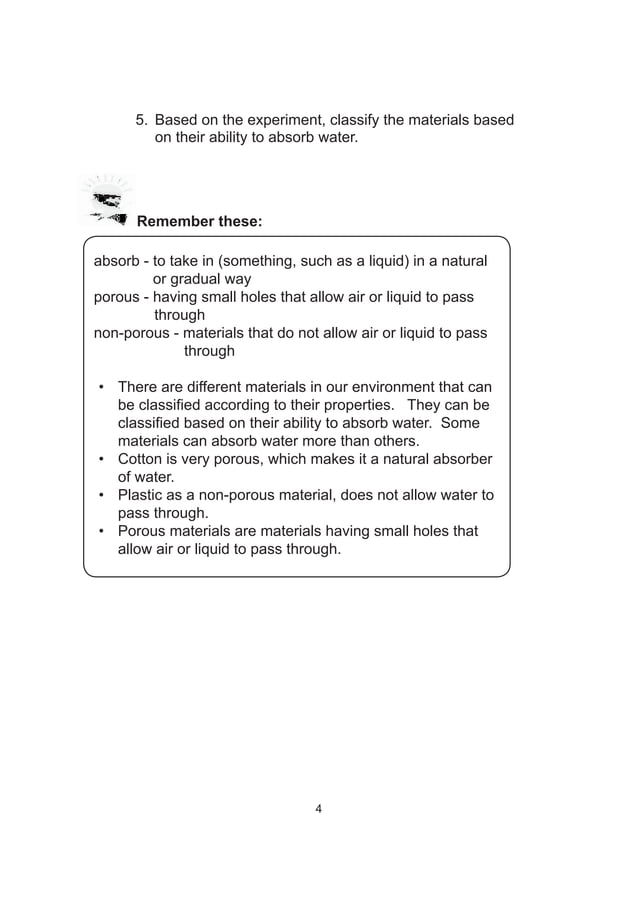 K TO 12 GRADE 4 LEARNER’S MATERIAL IN SCIENCE (Q1-Q4) | PDF | Desserts ...