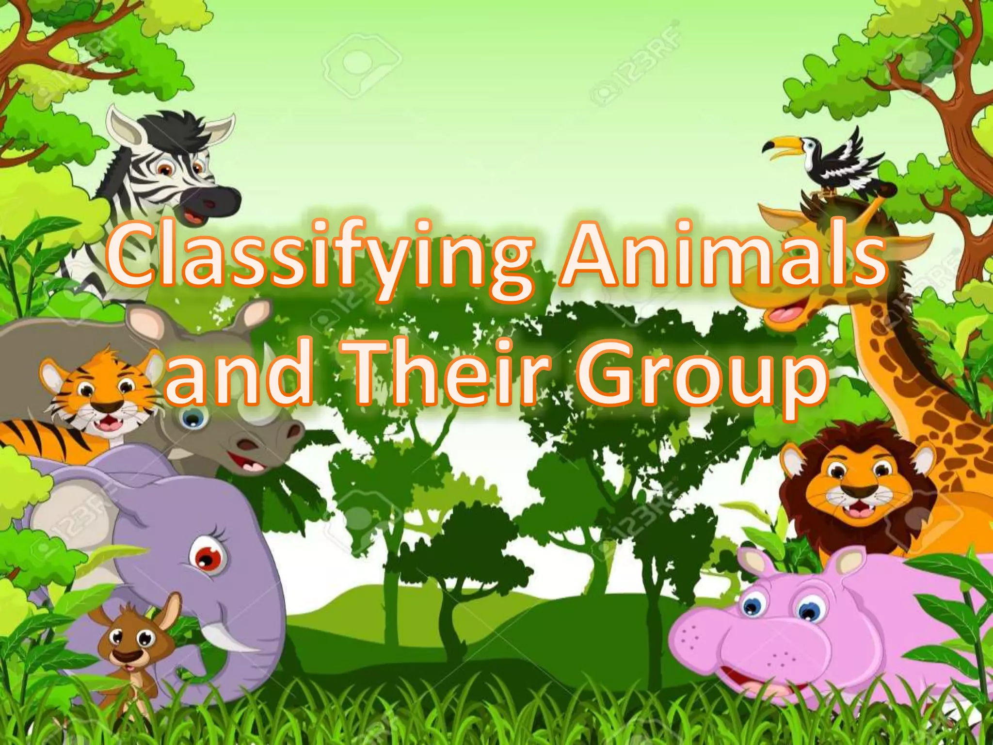 Classifying Animals and their Group | PPTX