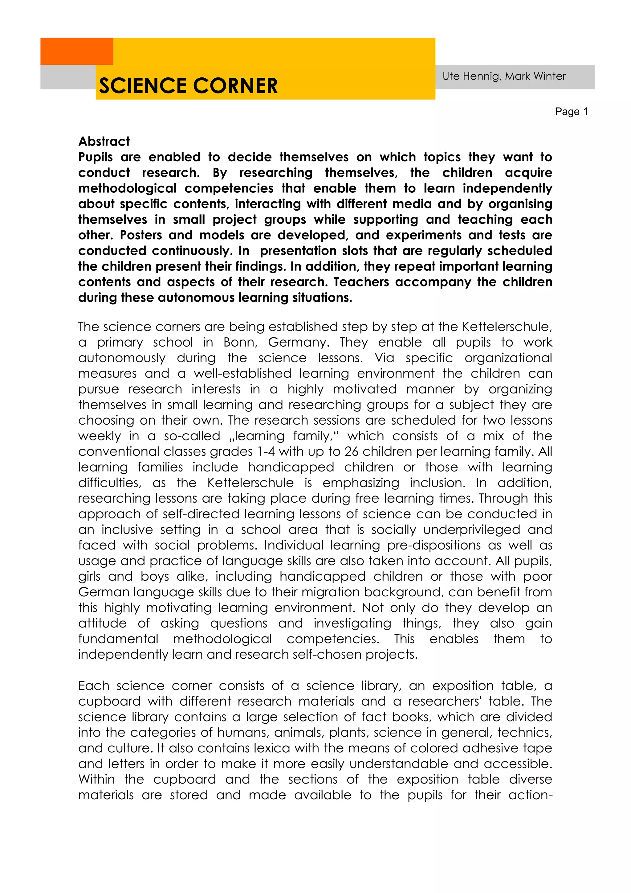 Science.corner | PDF