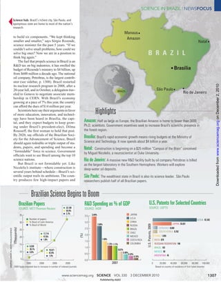 Ciencia Brasileira na Science | PDF