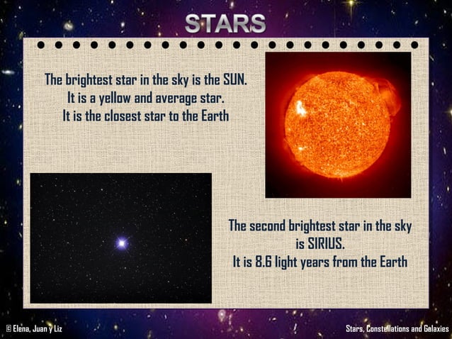 Stars, constellations and galaxies | PPT