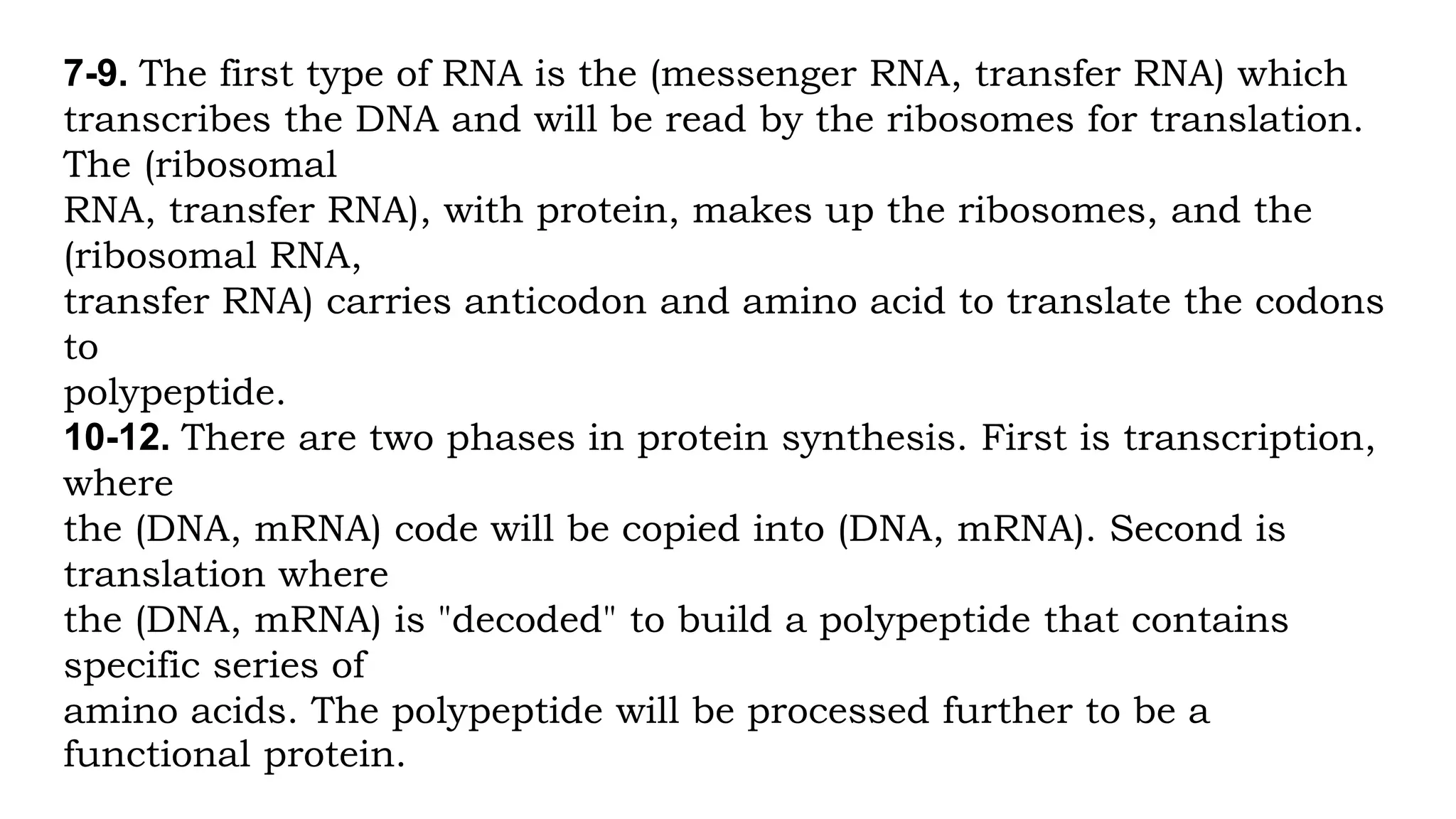 science Protein Synthesis Quarter 3 Grade 10.pptx