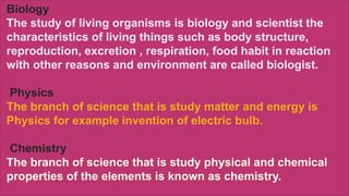 science scientific learning process science class nine | PPTX