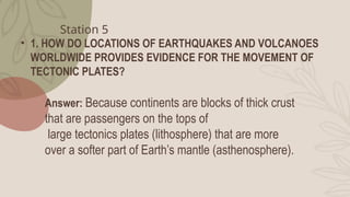 Science and History Station question activity | PPT