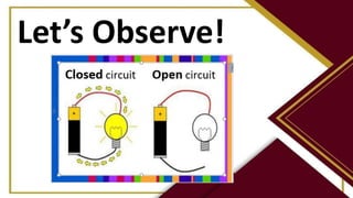 infer the condition necessary to make the bulb light up | PPTX