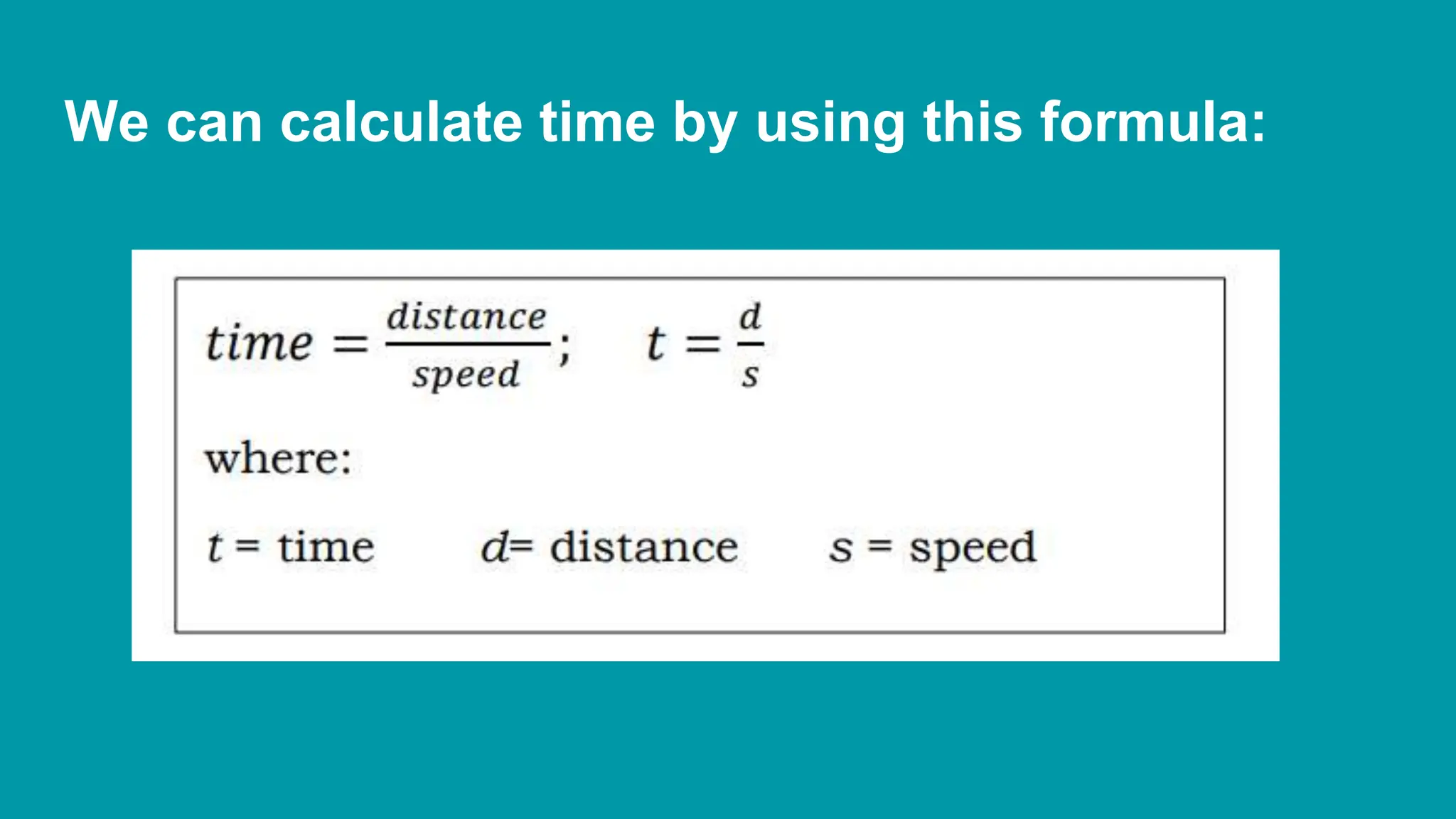 SCIECE FOR GRADE 5 FINDING SPEED DISTANCE AND TIME | PPTX | Track and ...