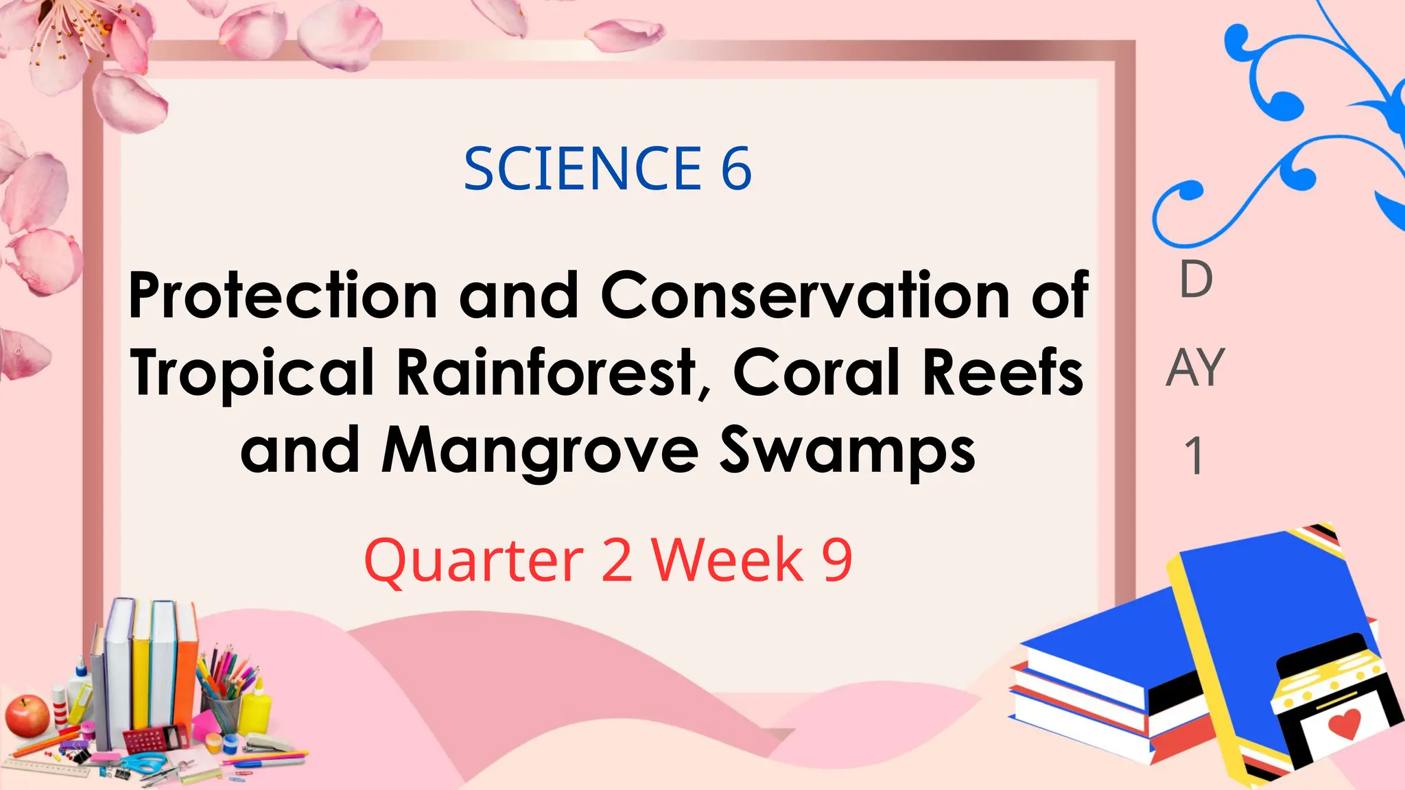 Science-6 Protection and Conservation of Ecosystem | PPTX