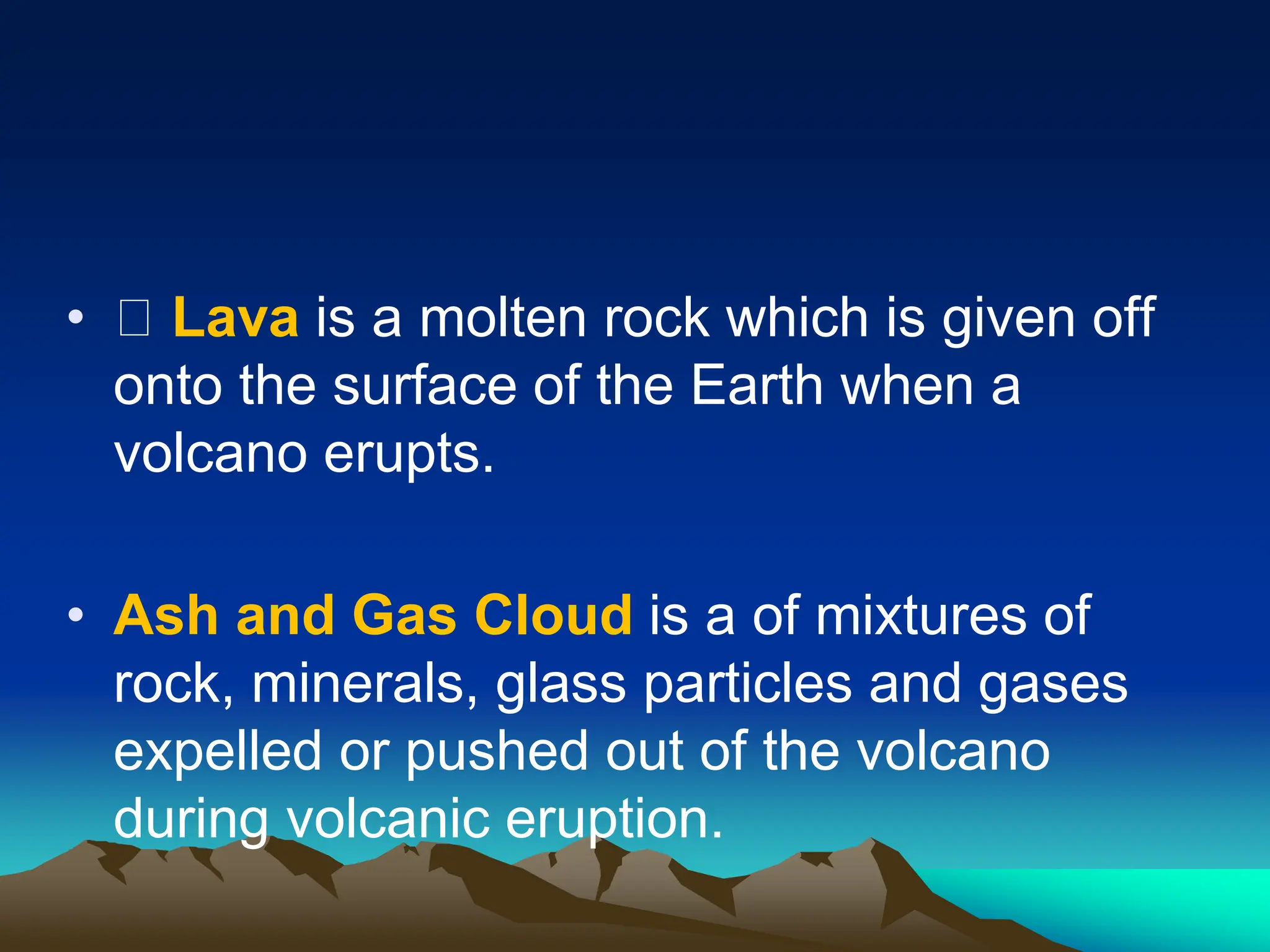 SCIENCE-9-Q3-VOLCANO-Parts and types including definitions and examples ...