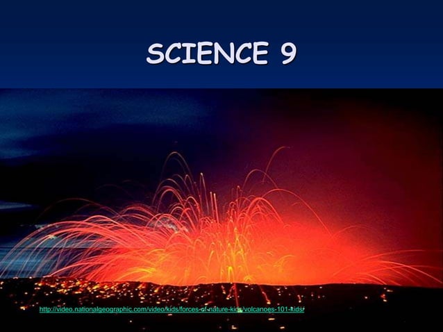 SCIENCE-9-Q3-VOLCANO-Parts and types including definitions and examples ...