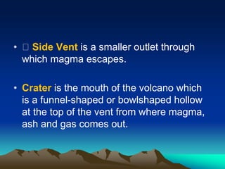 SCIENCE-9-Q3-VOLCANO-Parts and types including definitions and examples ...