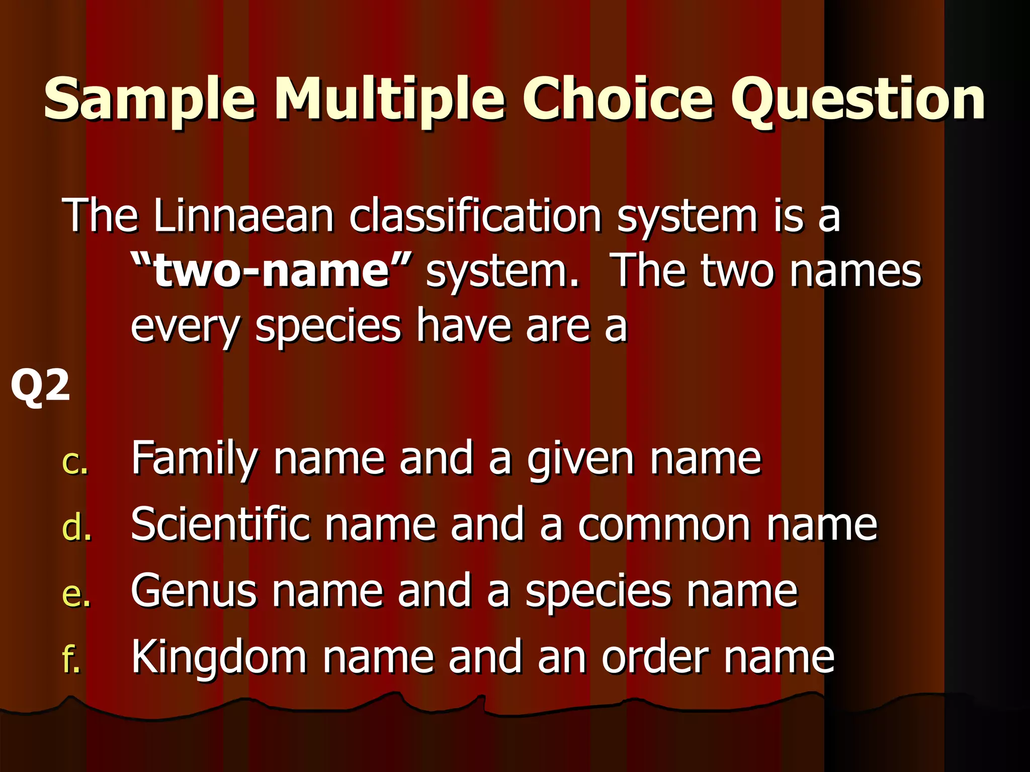 Science 9 Unit A Biological Diversity Section1 Lesson1 | PPT