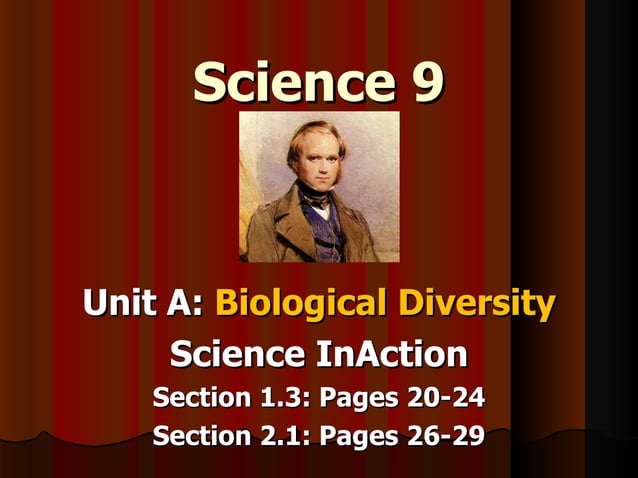 Science 9 Unit A Biological Diversity Section2 Lesson Variation | PPT