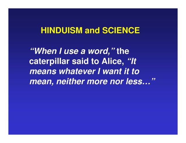 Science And Hinduism | PPT