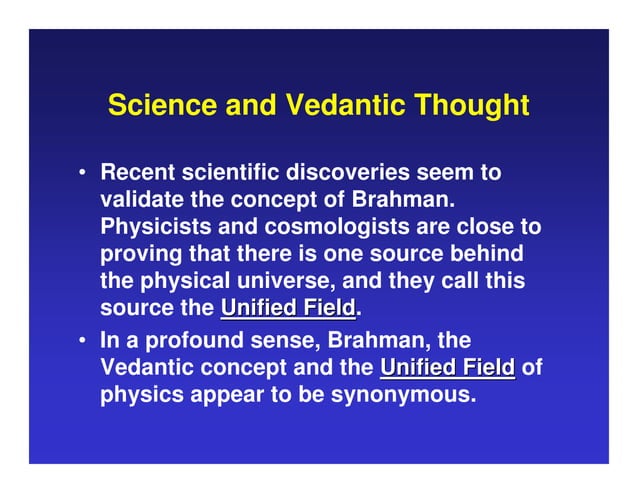 Science And Hinduism | PPT