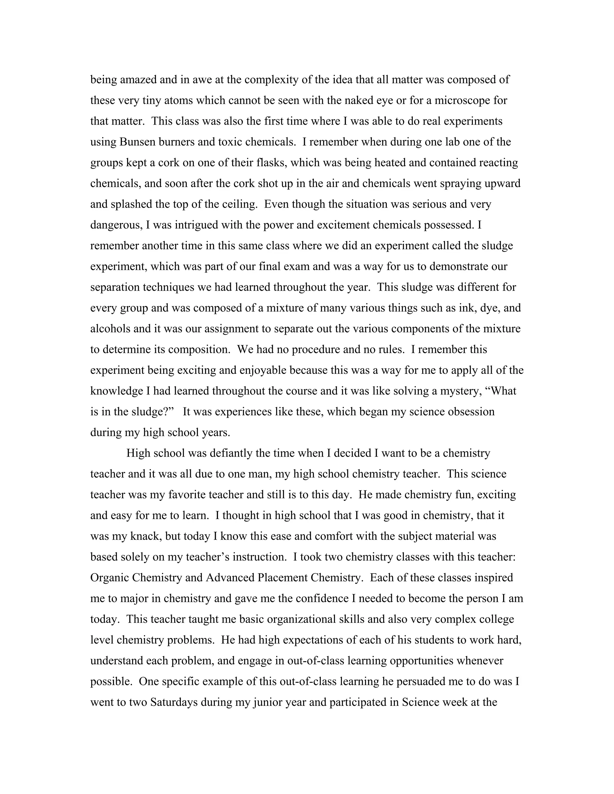 Science autobiography | PDF