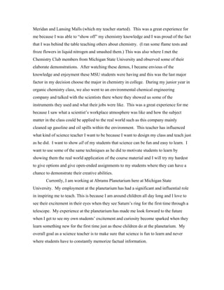 Science autobiography | PDF