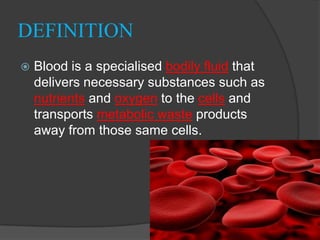 Blood-And-Blood-Vessels | PPTX | Blood Disorders | Diseases and Conditions