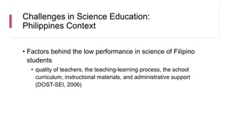 SCIENCE-EDUCATION-IN-THE-PHILIPPINES.pdf | Primary Education | Education