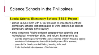 SCIENCE-EDUCATION-IN-THE-PHILIPPINES.pdf | Primary Education | Education