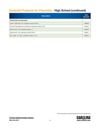 Science equipment-guide | PDF
