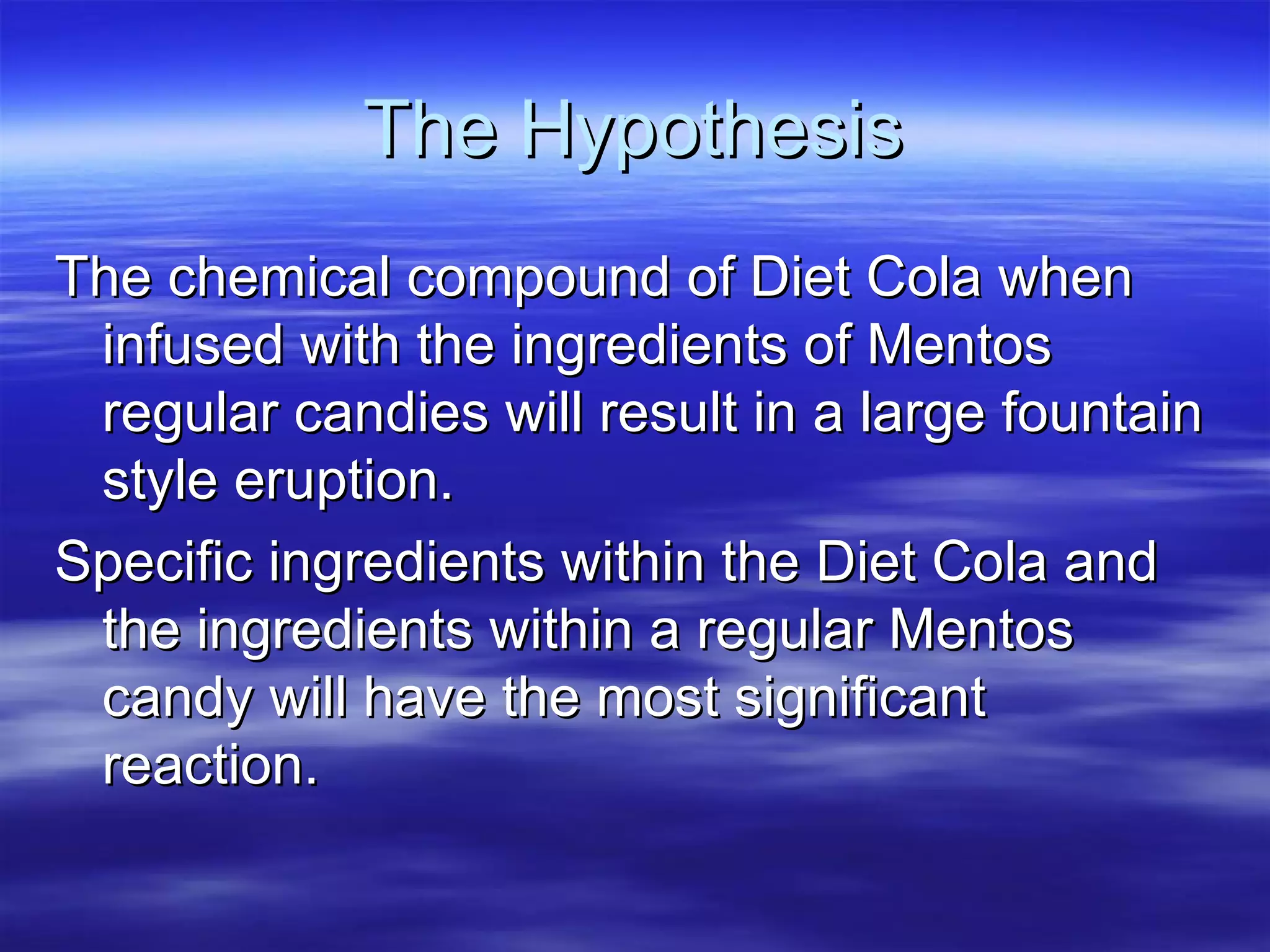 Science Experiment Presentation | PPT