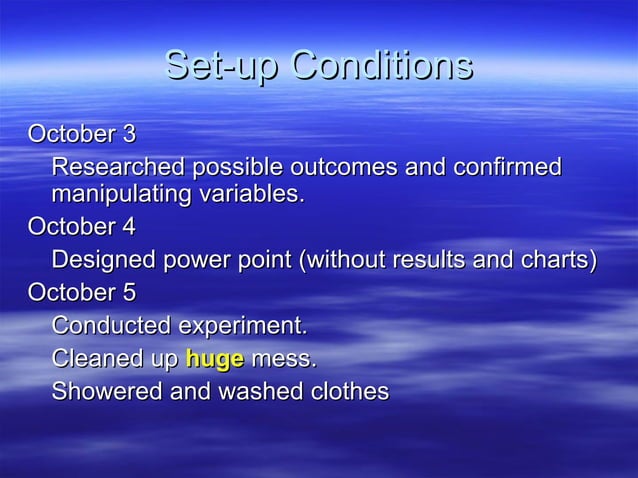 Science Experiment Presentation | PPT | Chemistry | Science