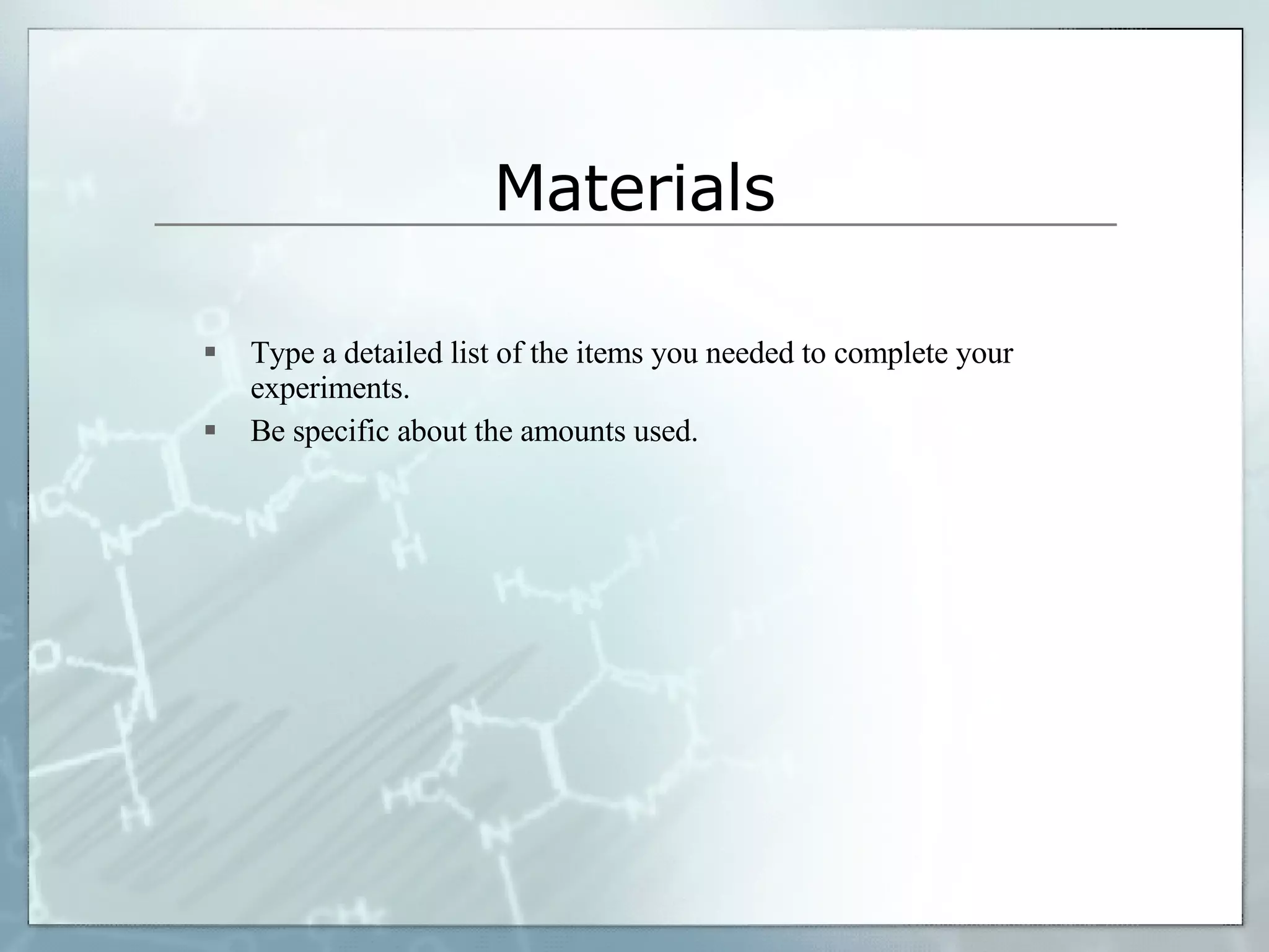 Science Fair Project | PPT