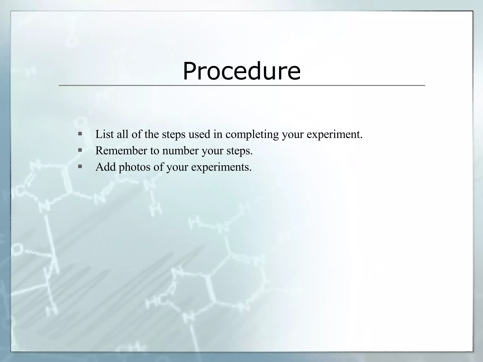 Science Fair Project | PPT