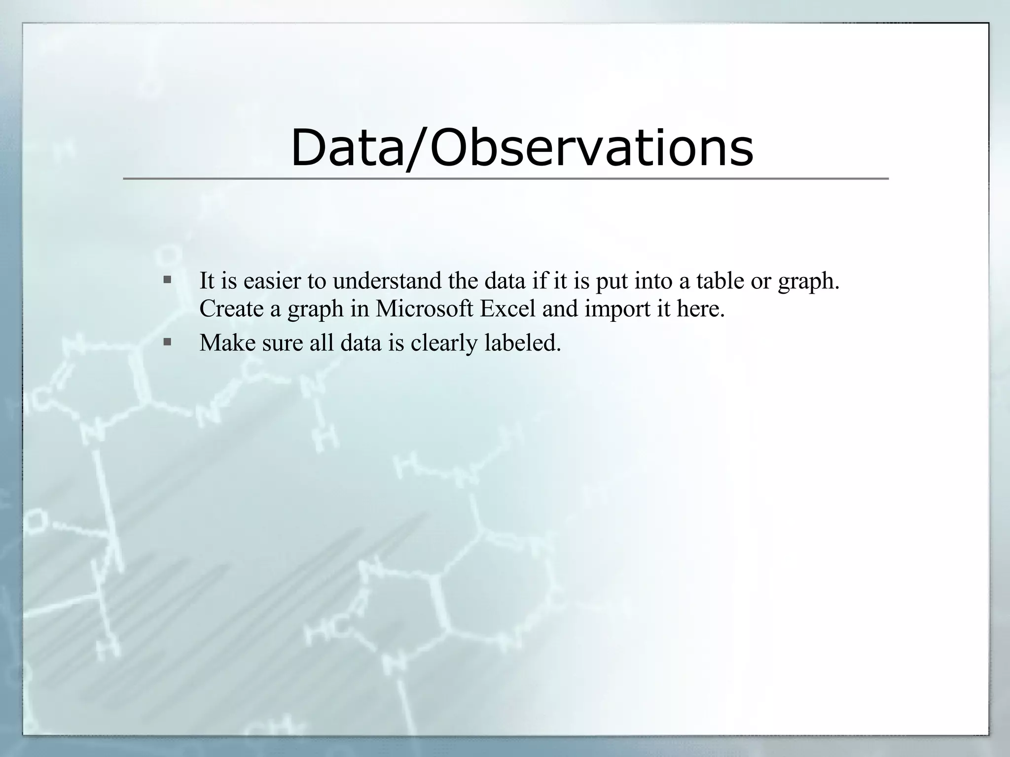 Science Fair Project | PPT