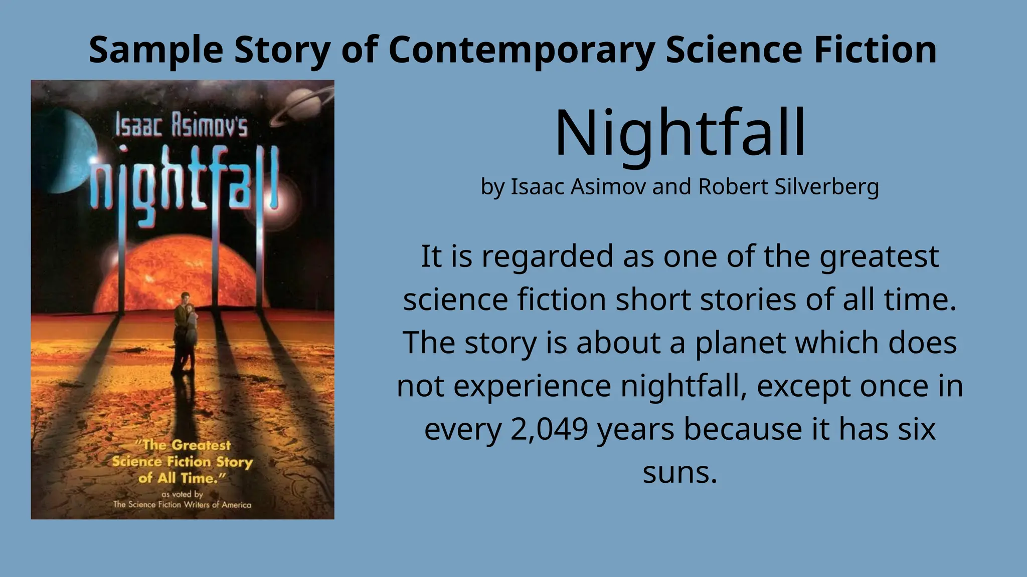 PowerPoint Presentation: Science Fiction | PPTX