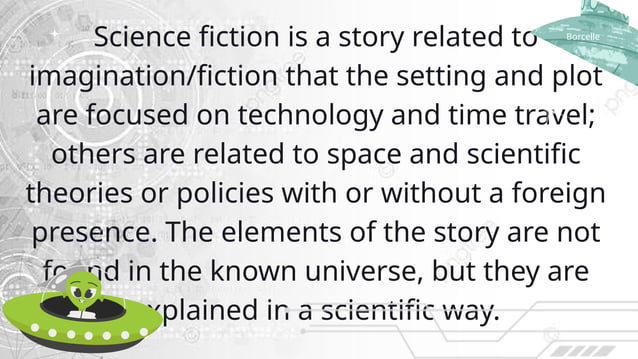 PowerPoint Presentation: Science Fiction | PPTX