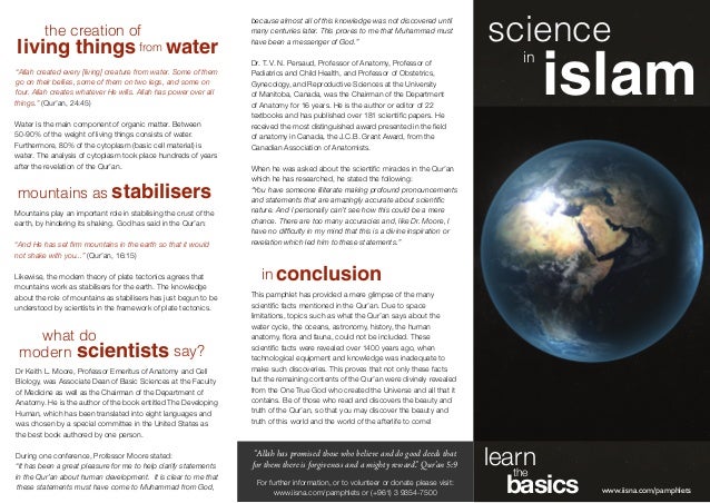 Science in Islam ( pamphlet )